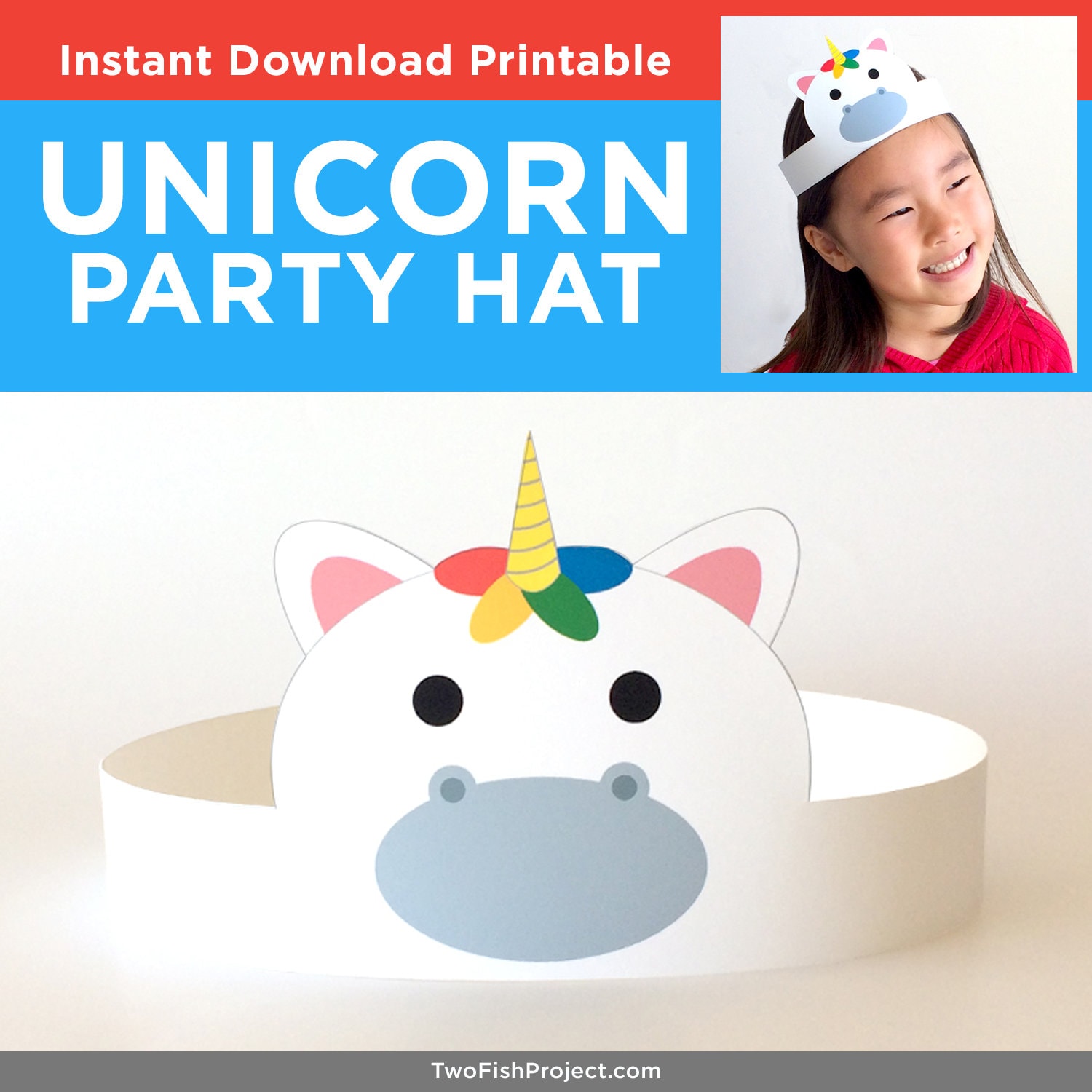 Rainbow Unicorn Birthday Party Hat/headband/crown/costume - Etsy Singapore