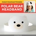 Polar Bear Crown Printable, Costume/mask Kid/toddler, Polar Bear Baby ...