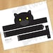 Black Cat Halloween Paper Crown DIY Kids Halloween Costume - Etsy