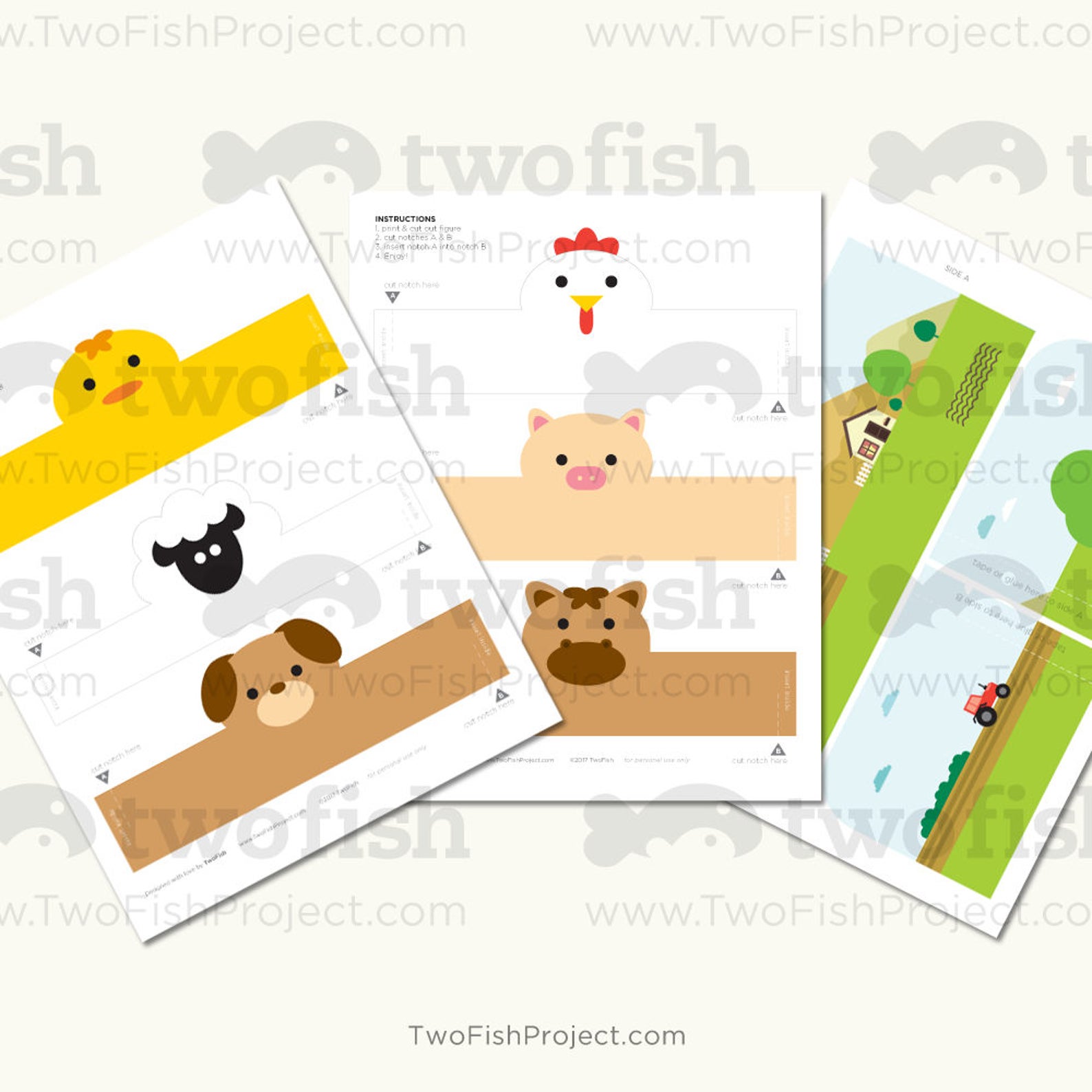 Paper Toy, DIY Kids Toys, Paper Animals, Creative Toys for Kids, Animal ...