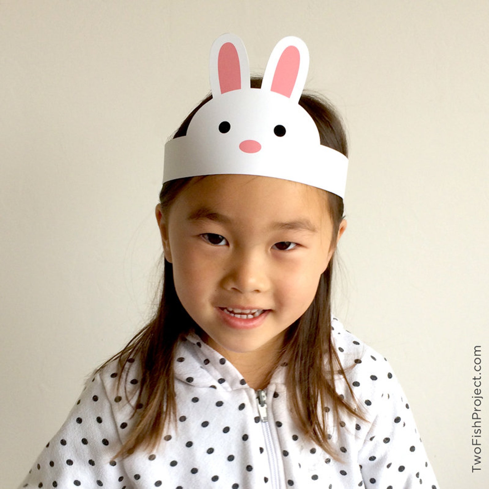 Rabbit Mask for Kids, Rabbit Ears Headband, Imagination Play, Bunny ...