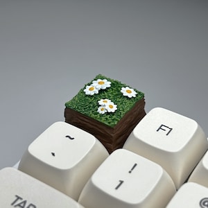 Grass Patch Artisan Keycap for MX Style Mechanical Keyboard Switches - Etsy
