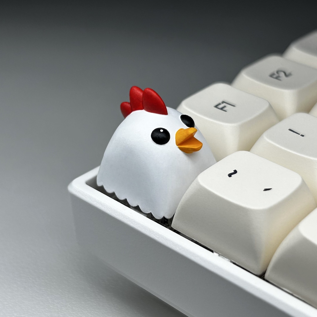 Chicken Artisan Keycap for MX Style Mechanical Keyboard Switches - Etsy