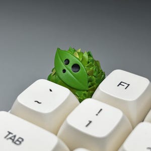 Green Leaf Pile Artisan Keycap for MX Style Mechanical Keyboard ...