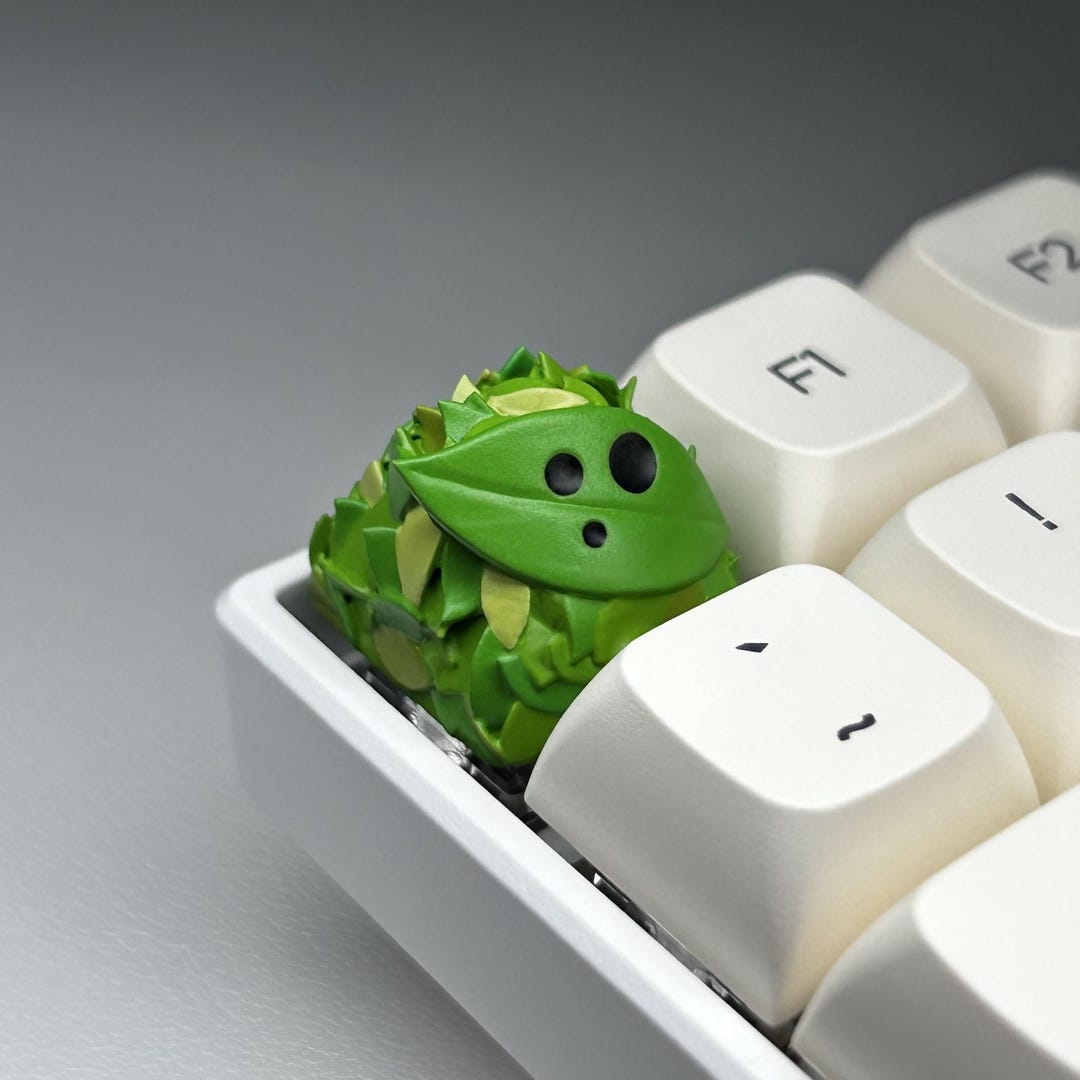 Green Leaf Pile Artisan Keycap for MX Style Mechanical Keyboard ...