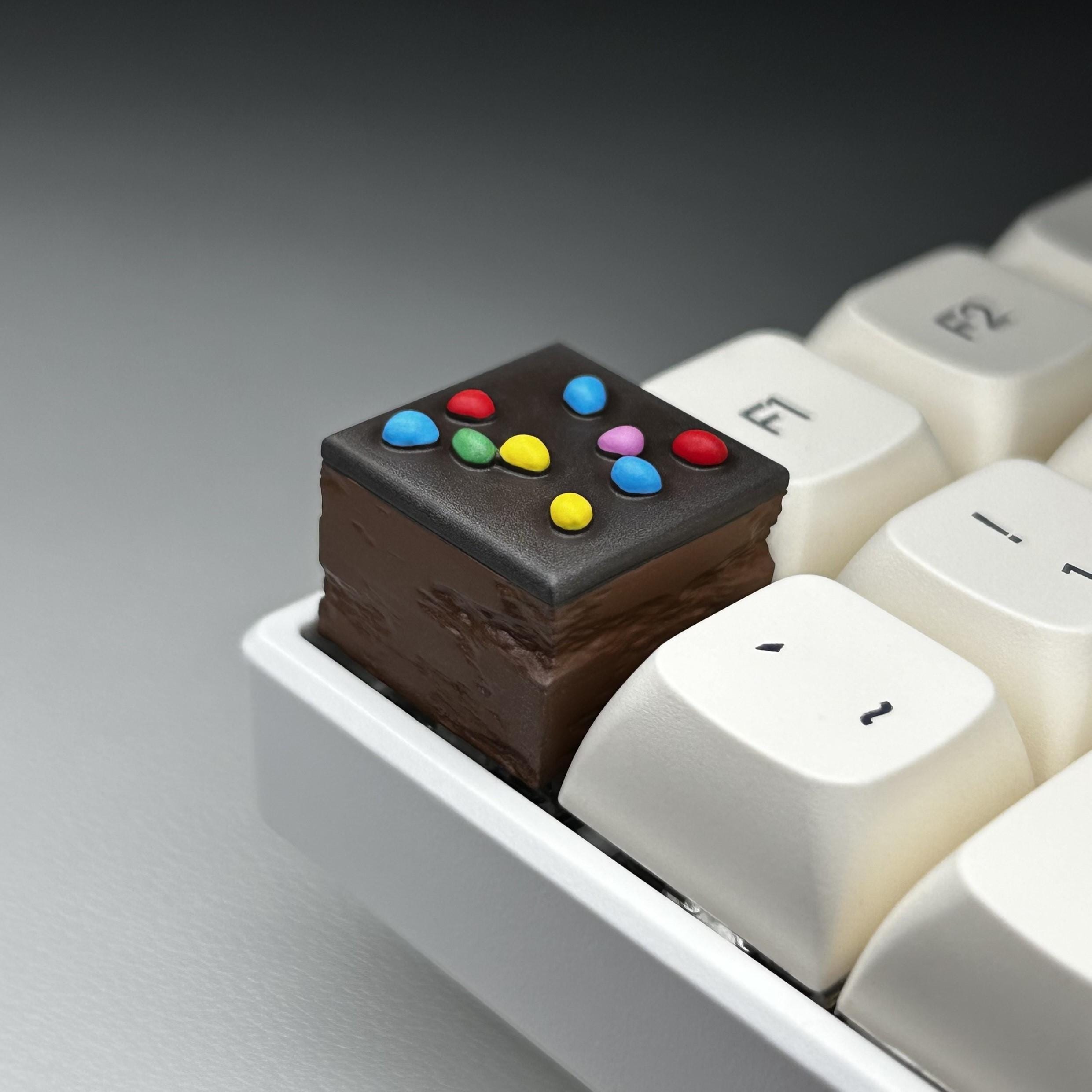 Confetti Brownie Artisan Keycap for MX Style Mechanical Keyboard ...