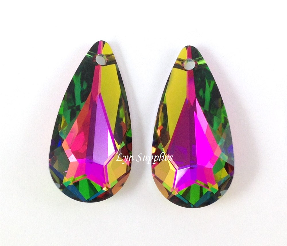 6100 VITRAIL MEDIUM 24x12mm 2 pieces Swarovski Crystal | Etsy