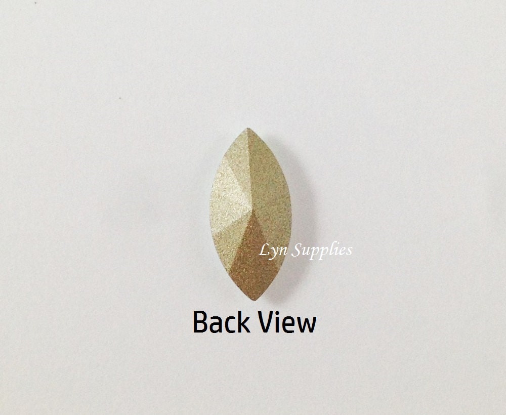 4228 CRYSTAL 10x5mm Swarovski Crystal XILION Navette Foiled Back, 8 ...