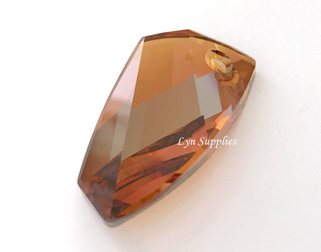 6620 COPPER 40mm Swarovski Crystal Avant-garde Pendant, Large Window ...