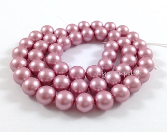 5810 POWDER ROSE 4mm Swarovski Crystal Pearls 50 Pieces Pink Pearls - Etsy