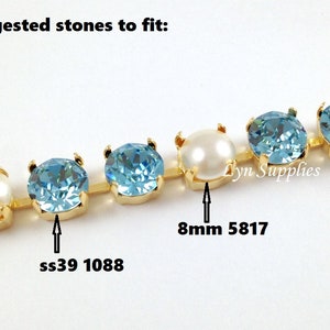 8mm Cup Chain Necklace 33-settings Almost Finished Necklace Settings ...