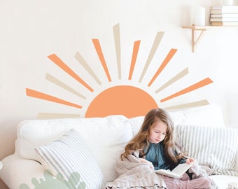 Rising Sun Decal | Etsy