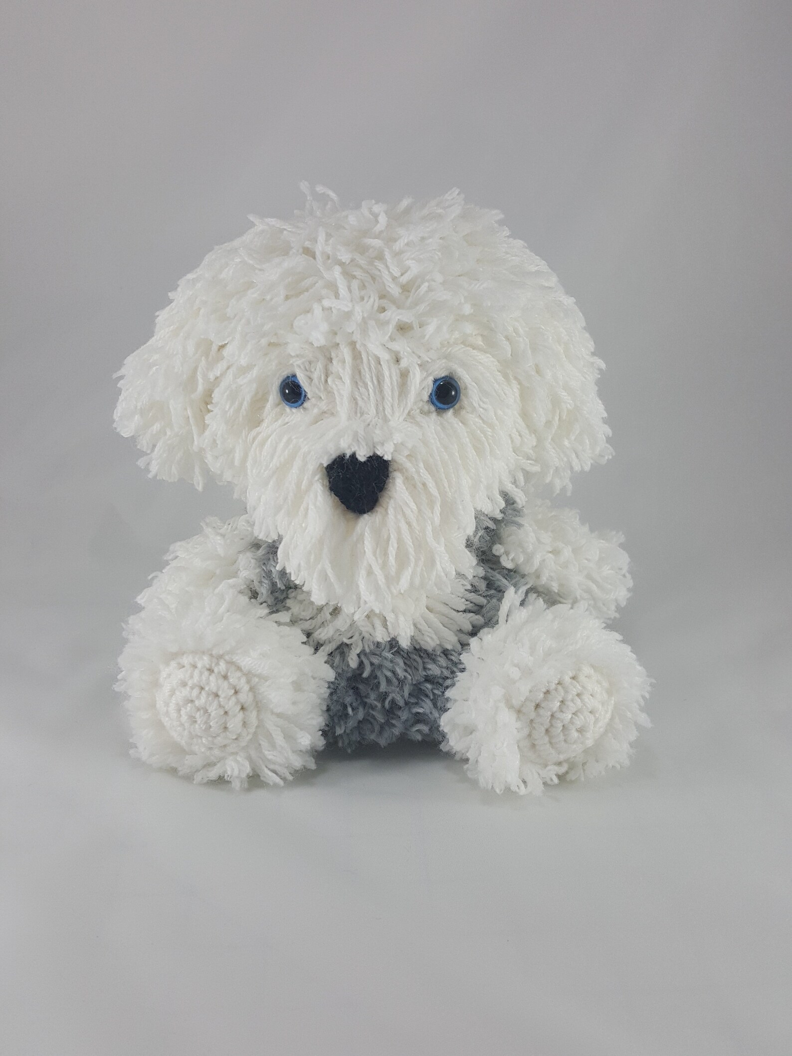 Handmade Sheepdog Dog Puppy Crochet Amigurumi PATTERN ONLY. Stuffed ...