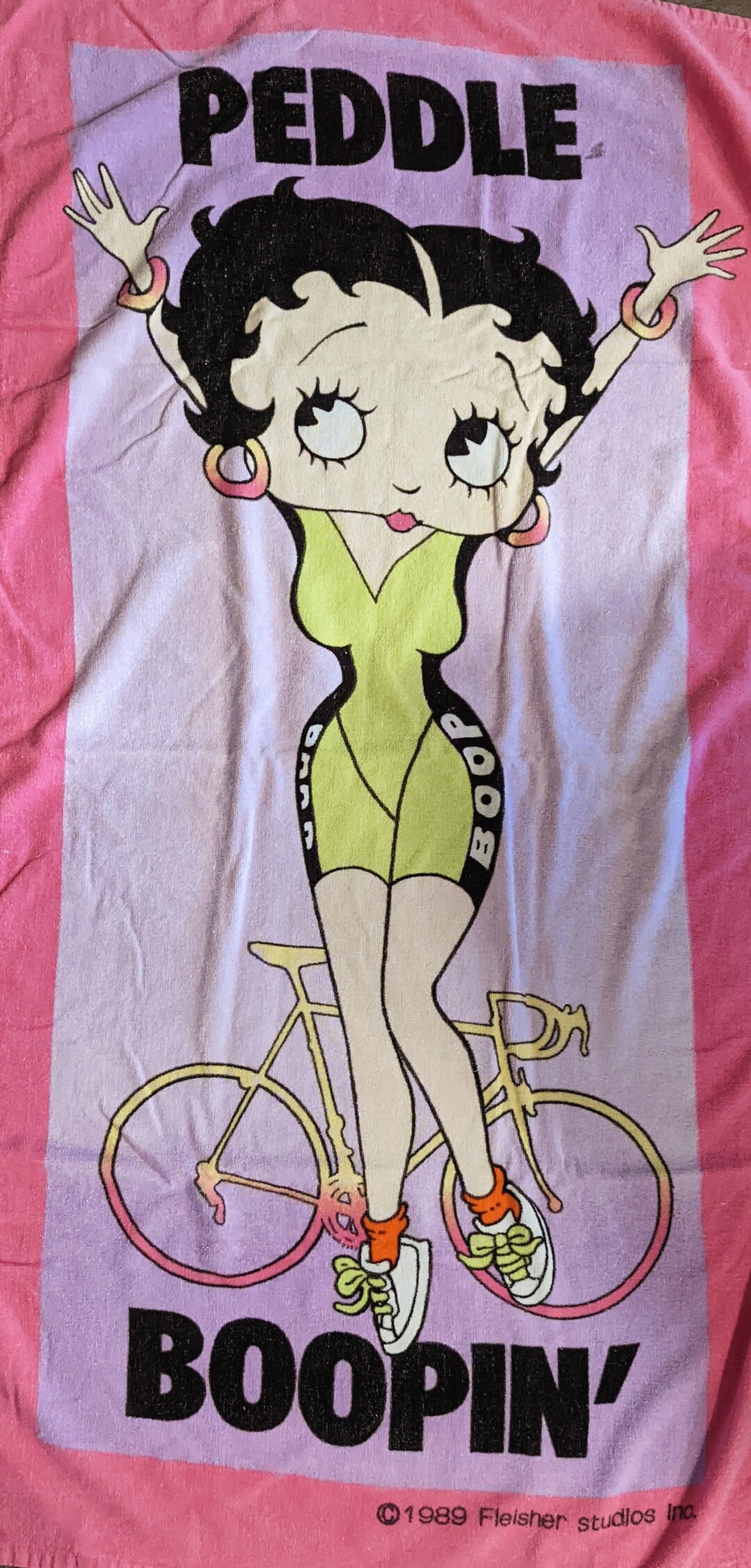 Betty Boop Peddle Boopin' Terry Cloth Cotton Towel - Etsy
