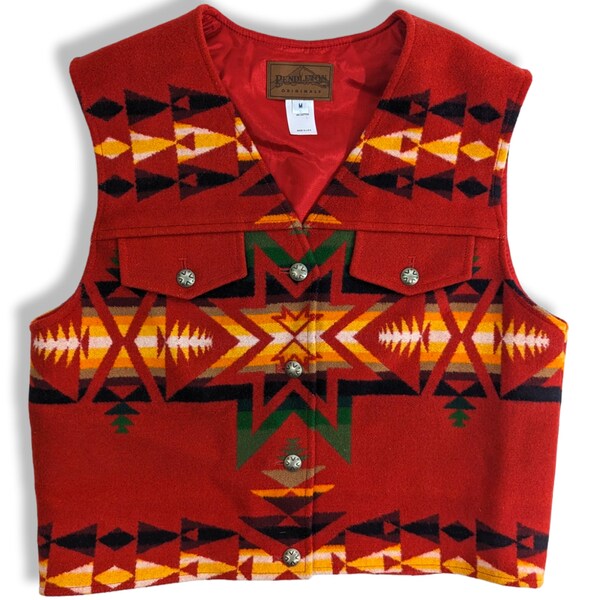 Pendleton Vest - Etsy