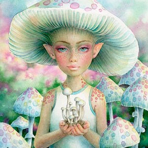 Magical Mushrooms - Ltd. Edition Signed and Numbered Fine Art Print by ...