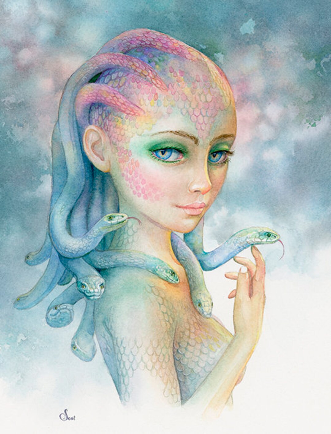 Gorgon Ltd. Edition Signed and Numbered Fine Art Print by Scot Howden ...