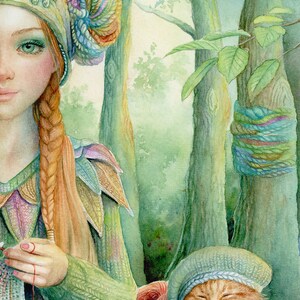 Wool in the Woods - Ltd. Edition Signed and Numbered Fine Art Print by ...