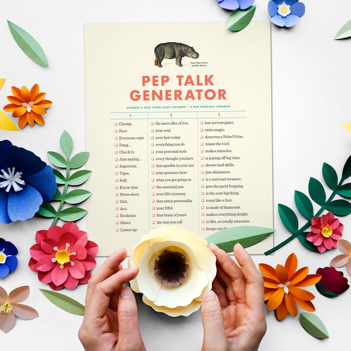 Pep Talk Generator: Art Print - Etsy