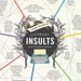 Great Literary Insults Wall Chart Poster - Gift for Book Lovers and ...