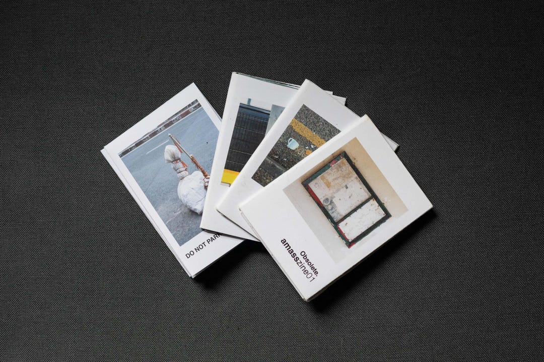 Collections Mini Photo Zine Set - Amass Zines 01 - 03 and Do Not Park ...
