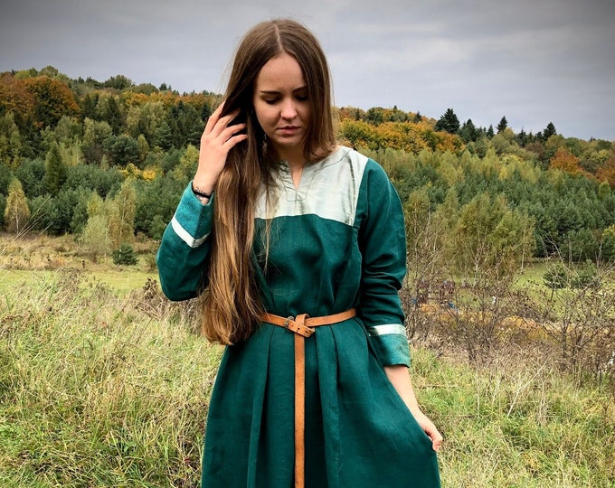 Early Medieval Linen Underdress Slav Costume Rubakha - Etsy
