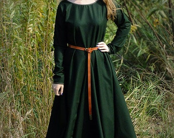 White medieval dress | Etsy