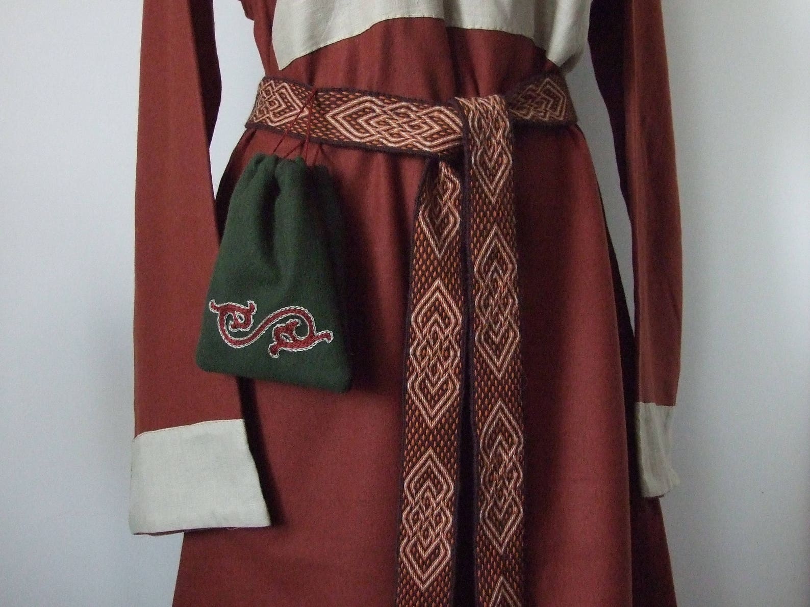 Viking Pouch Medieval Sack With Embroidery - Etsy