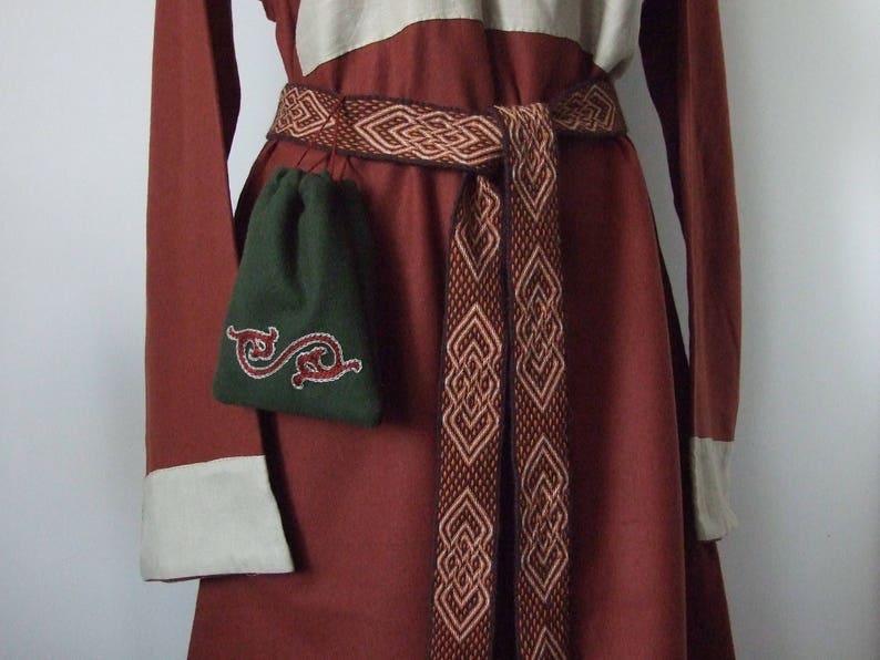 Viking Pouch Medieval Sack With Embroidery - Etsy