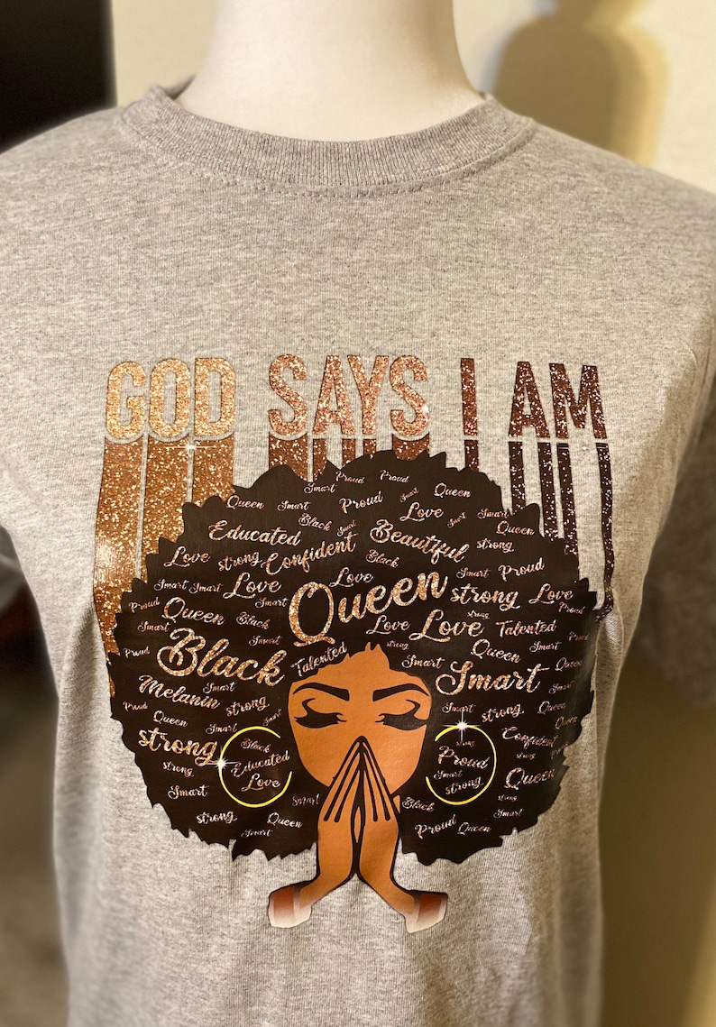 God Says I Am Tshirt - Etsy