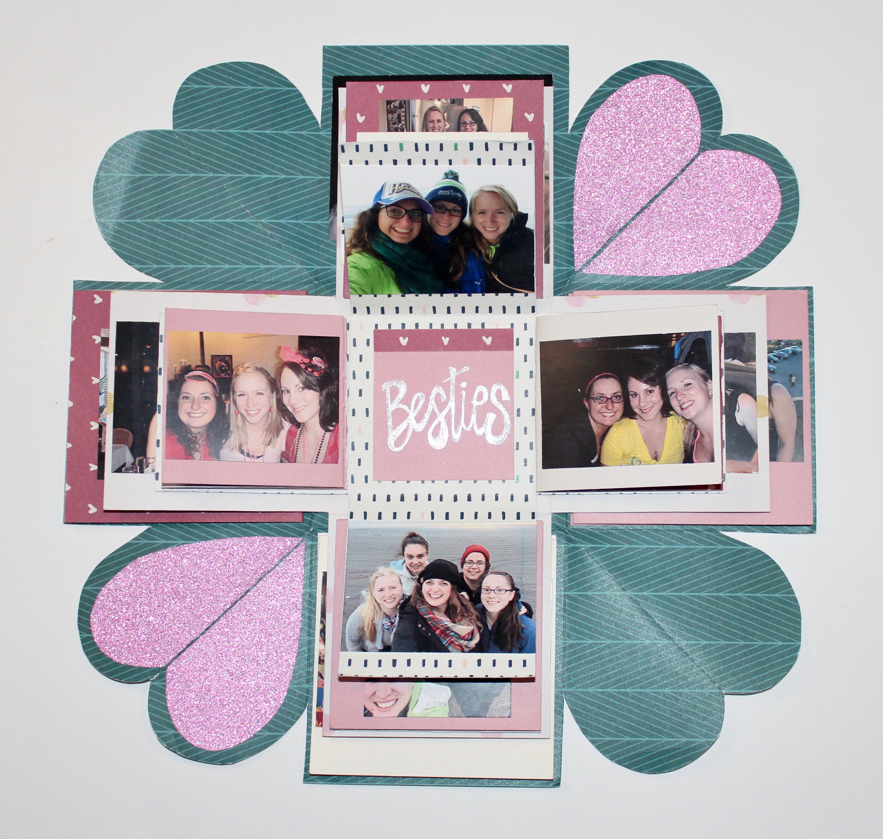 Photo Memory Explosion Box Photo Album Scrapbook in a Box - Etsy