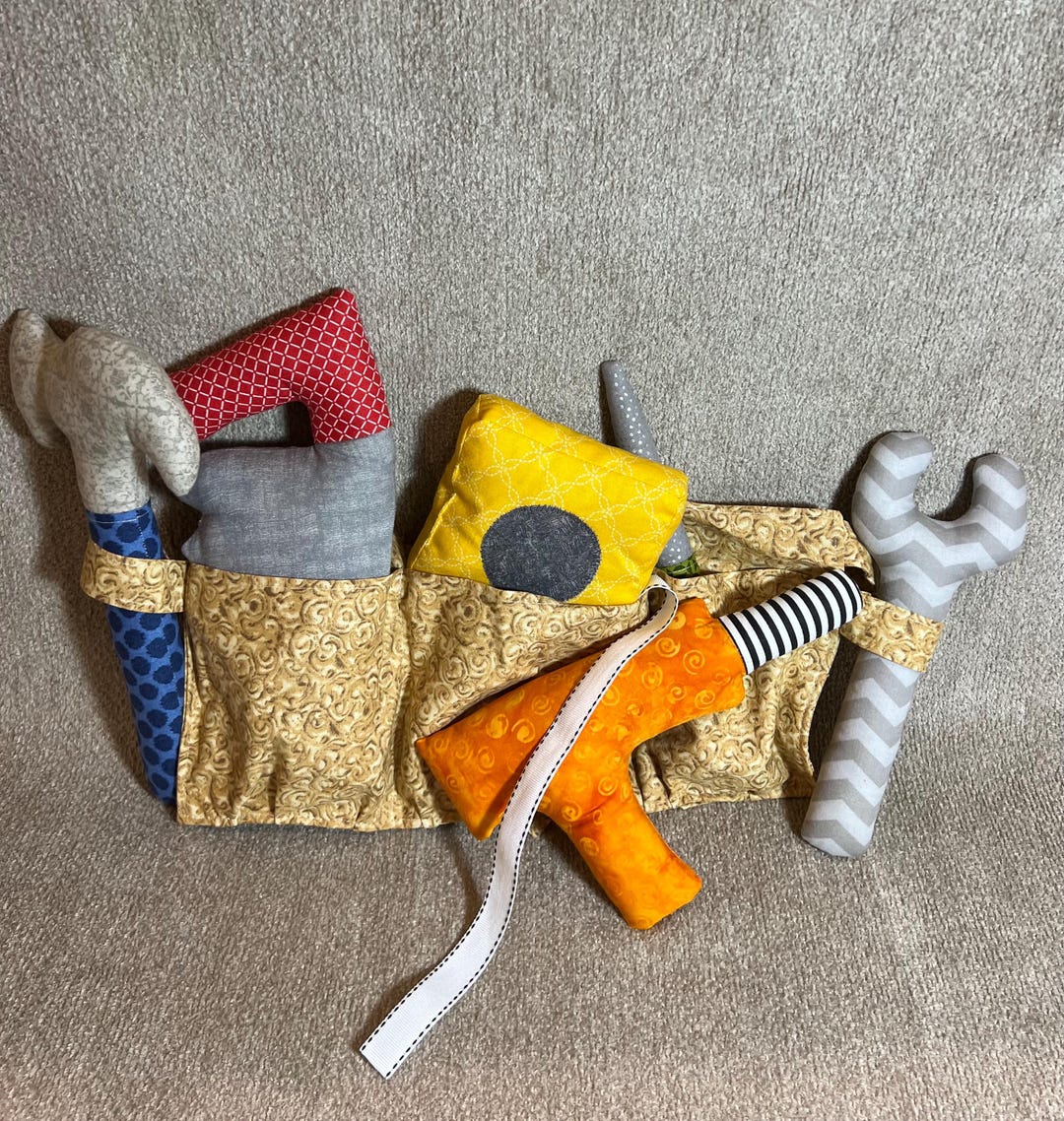 Fabric Tool Belt W/ Plush Tools - Etsy