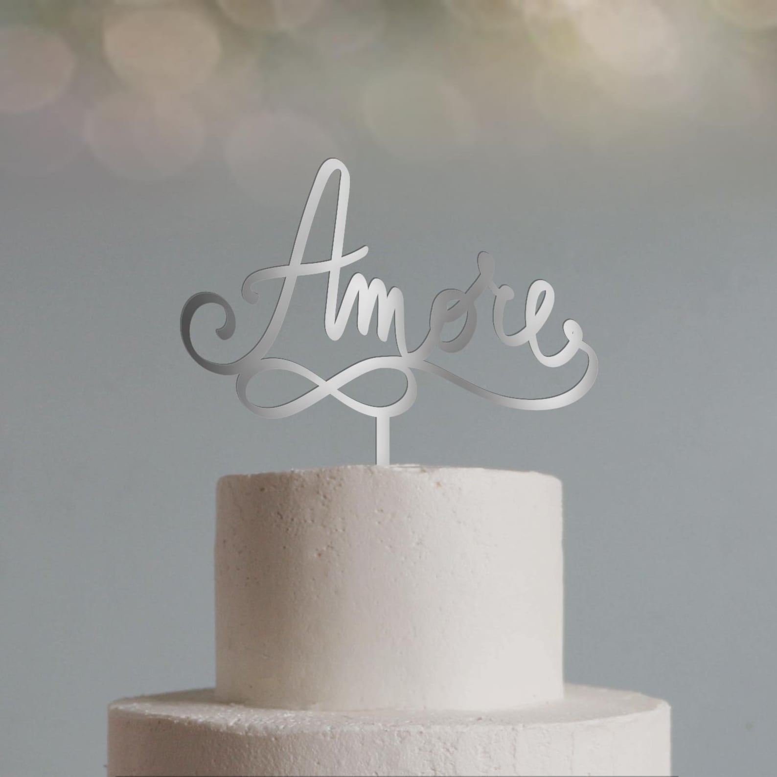 Amore infinito cake topper per matrimonio anniversario San | Etsy