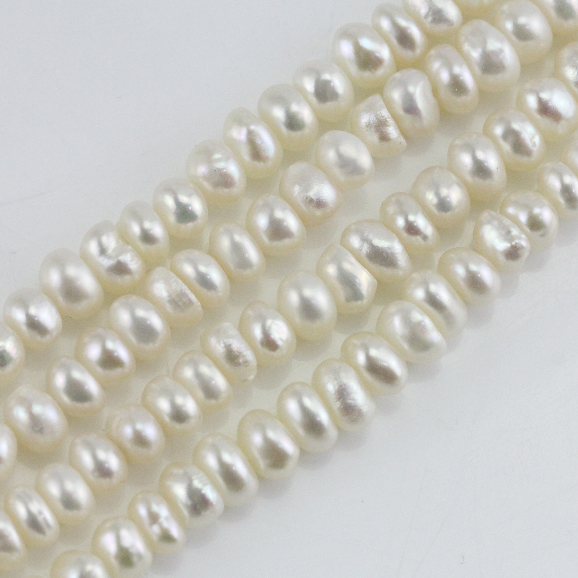 4-5mm seed pearl strandnatural freshwater small size pearl | Etsy