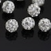 8mm Rhinestone Ball,shining Bling Ball,polymer Clay Crystal Ball ...