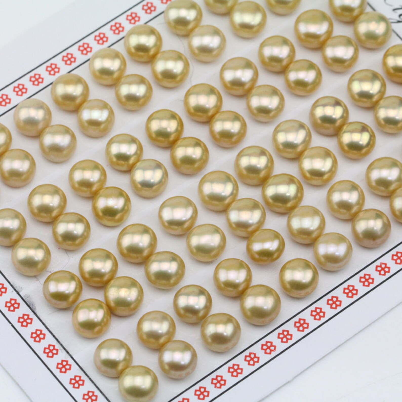 7-8mm Golden Pearl Pairs Freshwater Pearl Matched | Etsy