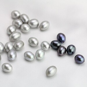 8.5-9mm AAA Drop Pearl Loose,rice Pearls,white,ivory,pink,purple,grey ...
