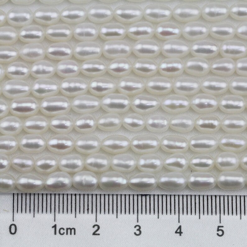 4.5-5mm AA White Rice Pearl Bead Wholesalechina River - Etsy