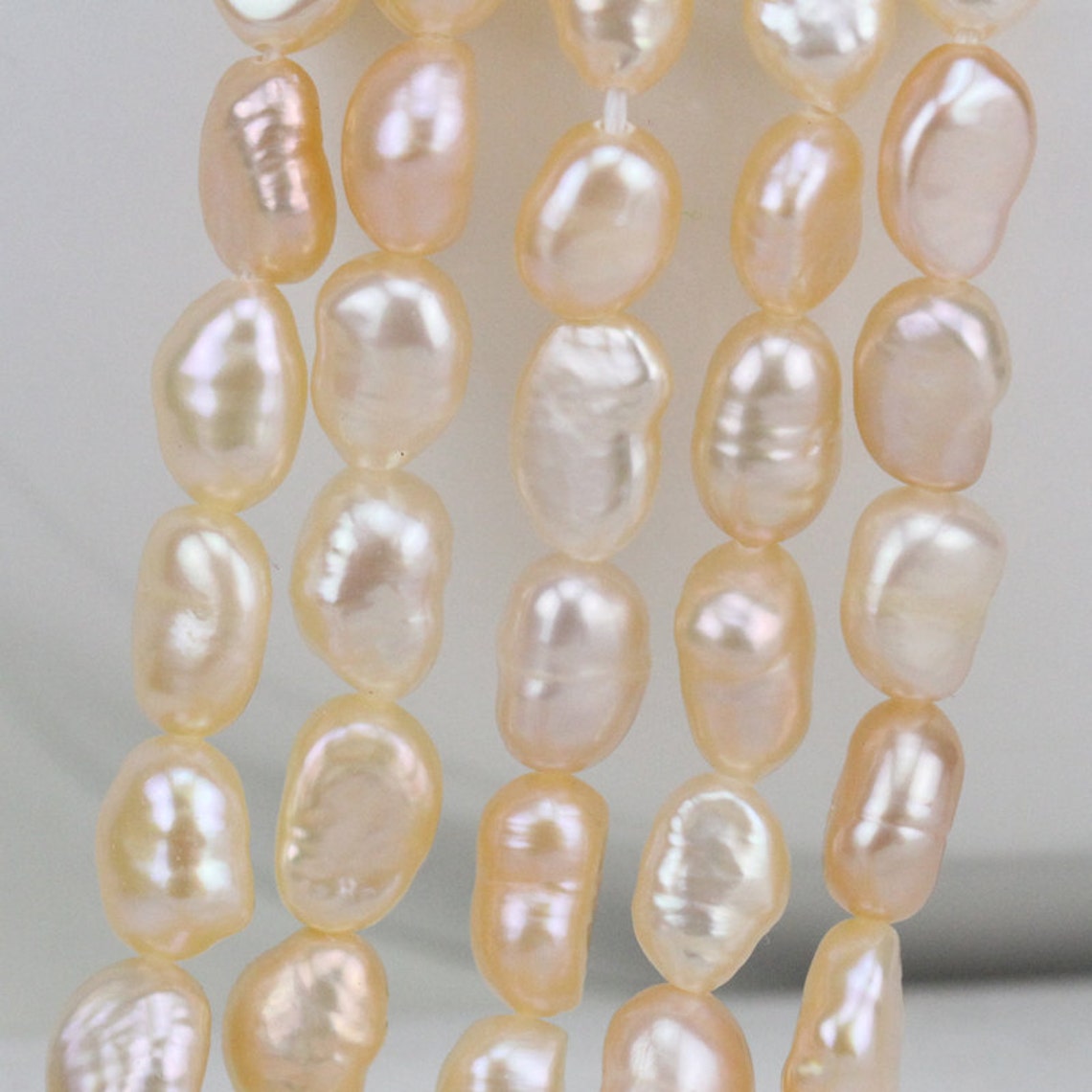 5-6mmX7-9mm perla barroca rosa natural perla pequeñas perlas | Etsy