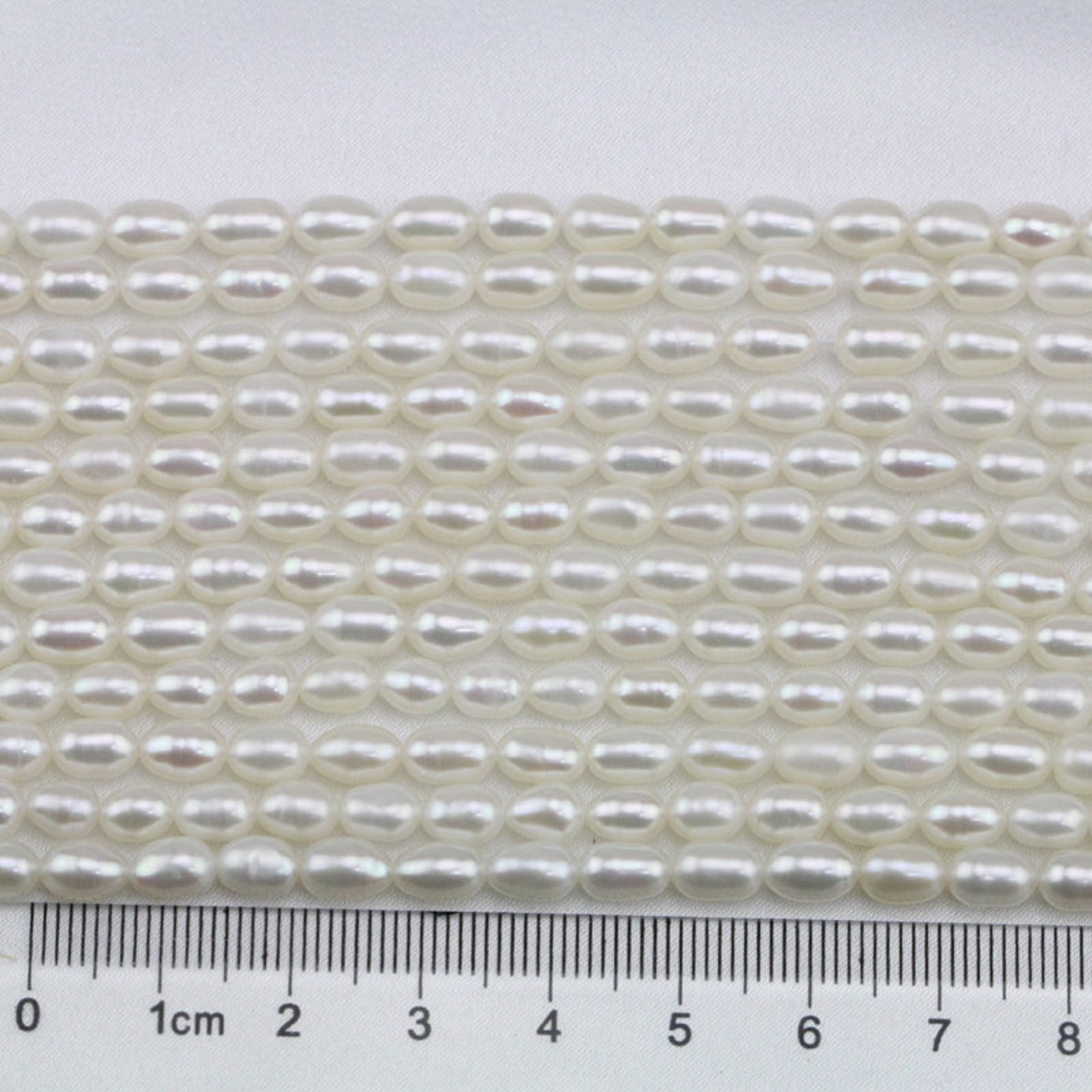 4.5-5mm AA White Rice Pearl Bead Wholesalechina River - Etsy