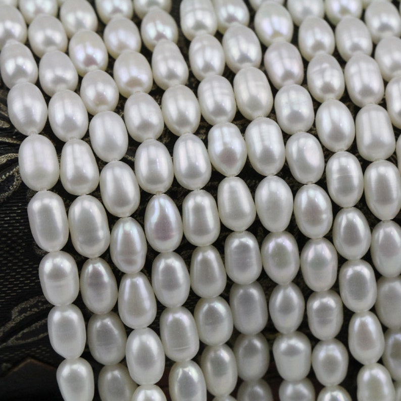 4.5-5mm AA White Rice Pearl Bead Wholesalechina River - Etsy