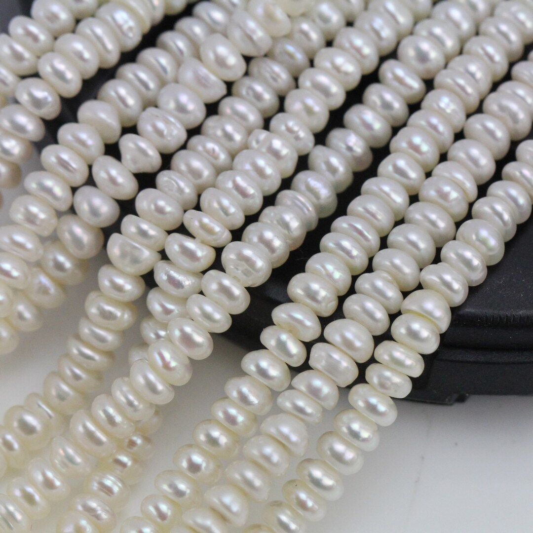 3-3.5mm Seed Pearl Strand,natural Freshwater Small Size Pearl Bead ...