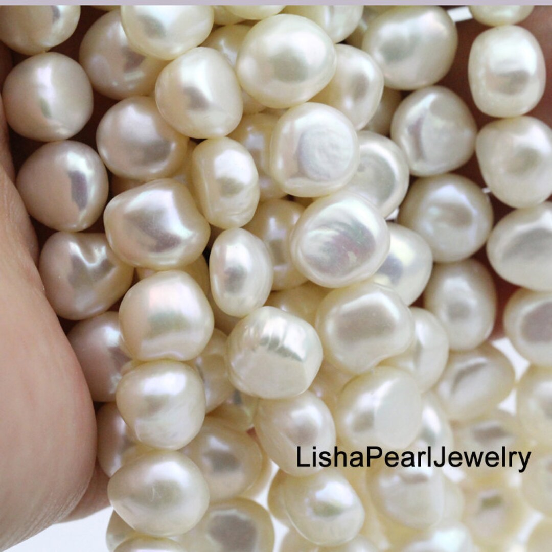 9-10mm Baroque Pearl Strand,corn Baroque Pearl Beads,baroque Shaped ...