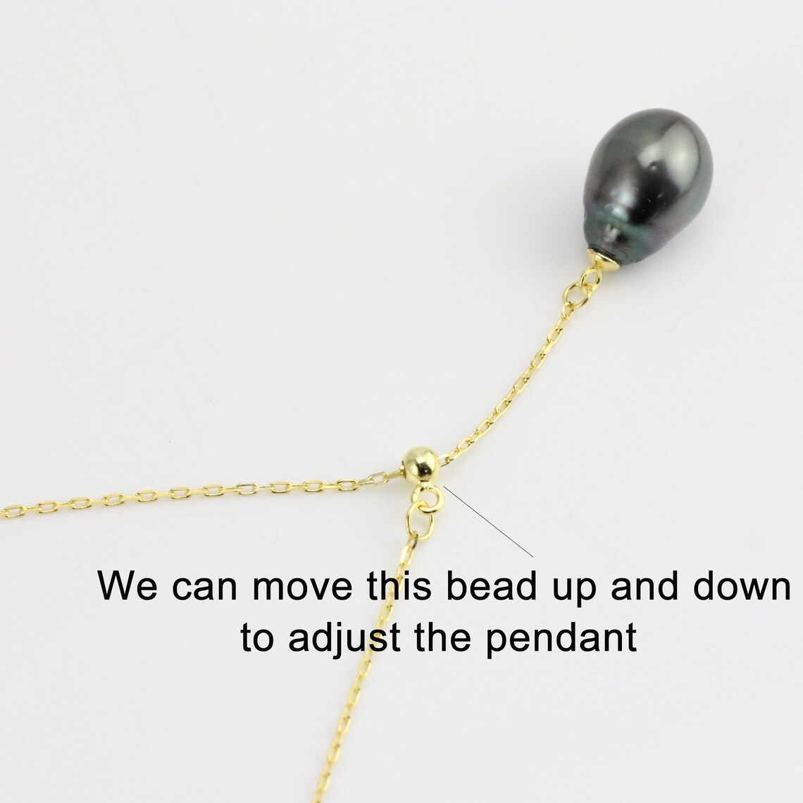 Yellow gold plated silver chain lariat necklaceY chain | Etsy