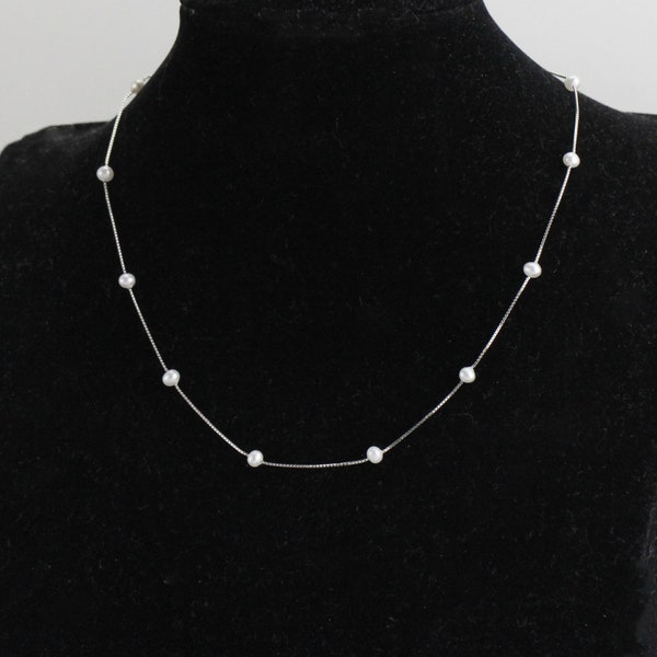 Seed Pearl Necklace - Etsy