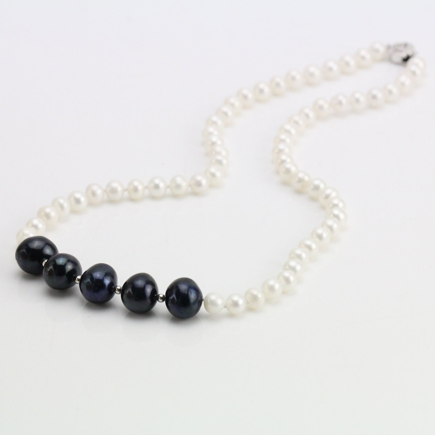 Freshwater Pearl Choker Necklacewedding Bridesmad Etsy
