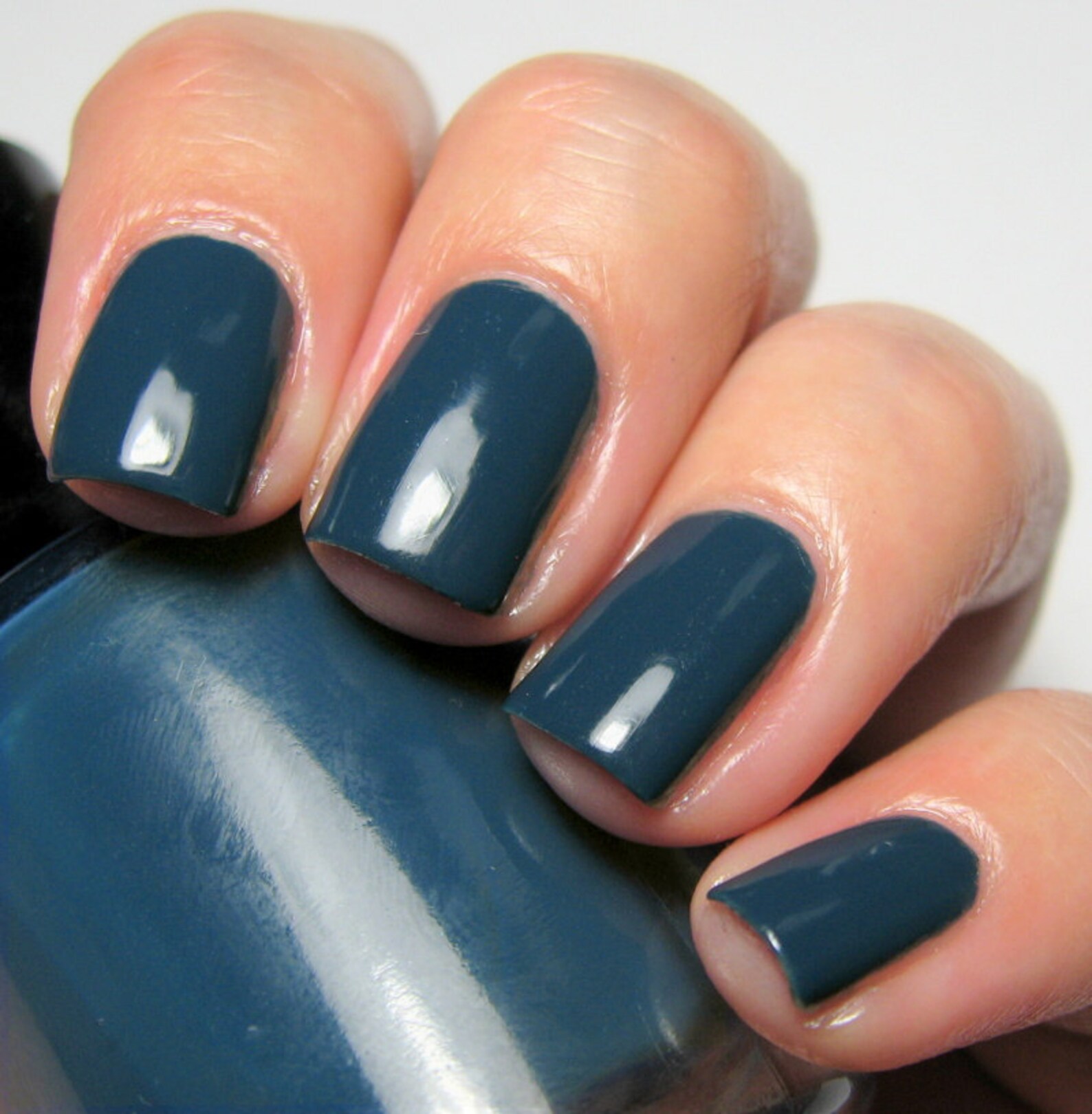 Cry Me a River 15 Ml Deep Steel Blue Creme Indie Polish - Etsy