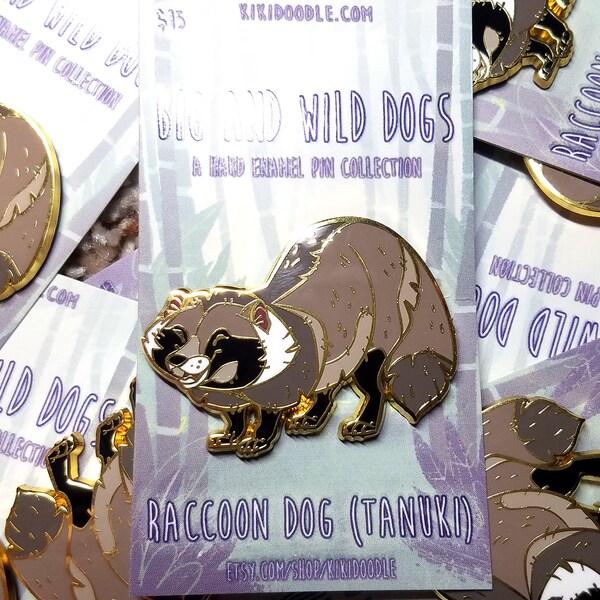 Raccoon Pin - Etsy