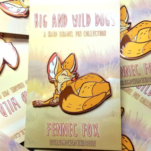 Big and Wild Dogs: Maned Wolf Rose Gold Hard Enamel Pin - Etsy