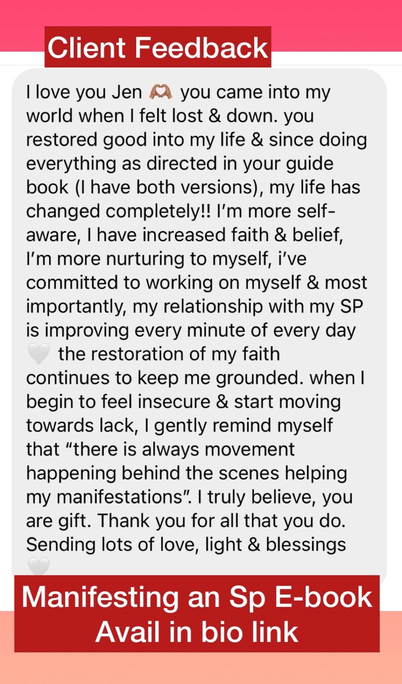 Manifest an SP Affirmations Guide How to Manifest a Specific Person E-book Manifestation Guide ...